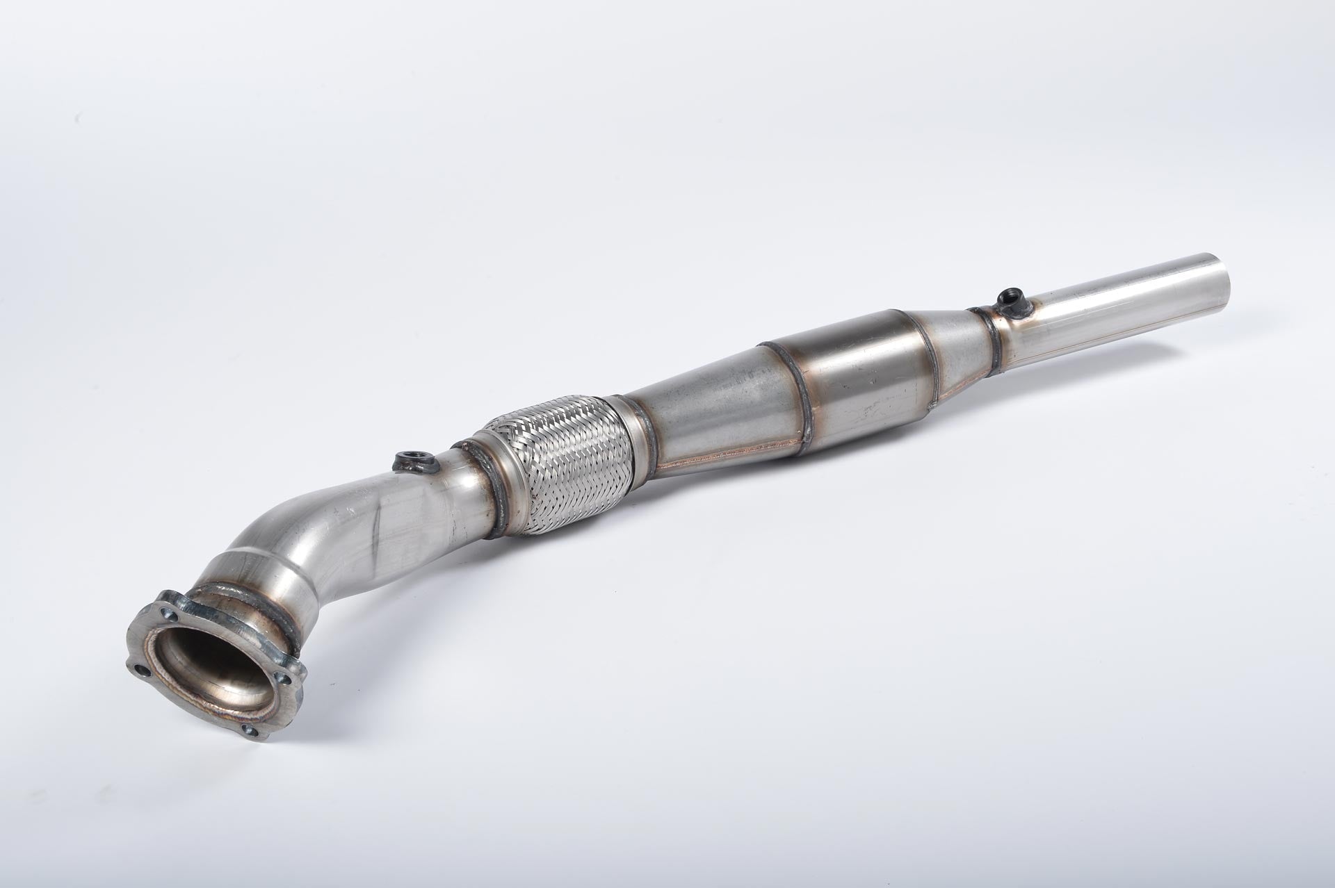 Milltek Large Bore Downpipe and Hi-Flow Sports Cat Exhaust - Skoda Oct ...