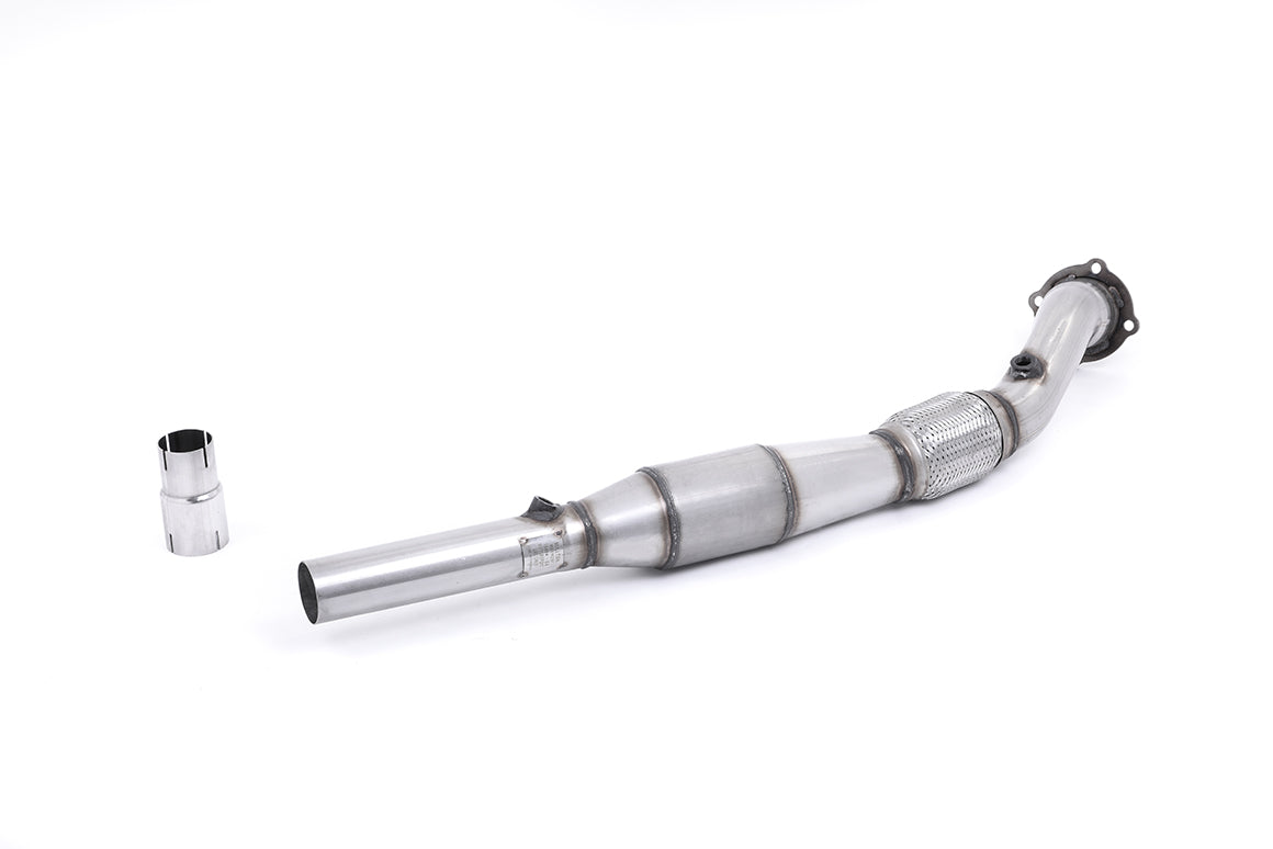 Milltek Large Bore Downpipe and Hi-Flow Sports Cat Exhaust - Skoda Oct ...
